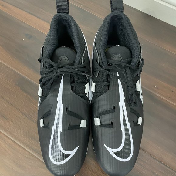 Nike | Shoes | Nike Alpha Menace Pro 3 Black White Football Cleats ...
